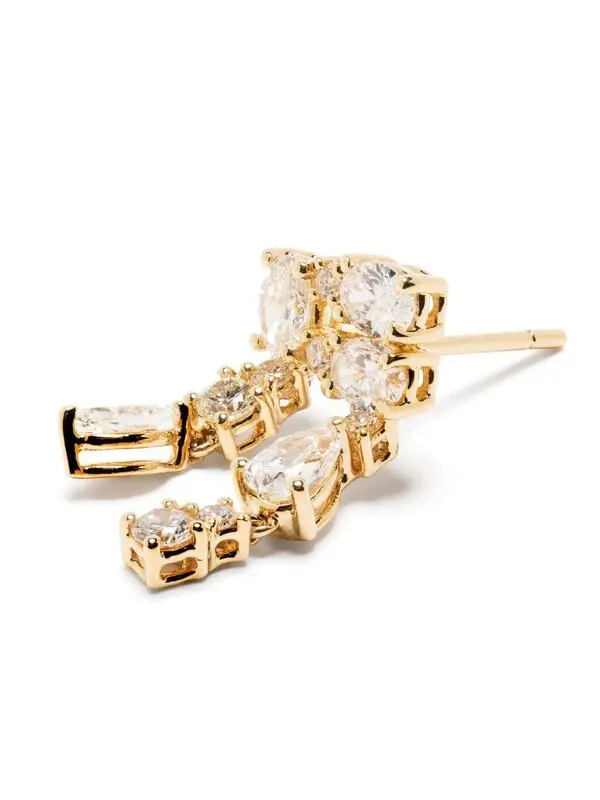 ANITA KO 18kt Yellow Maya Diamond Earrings