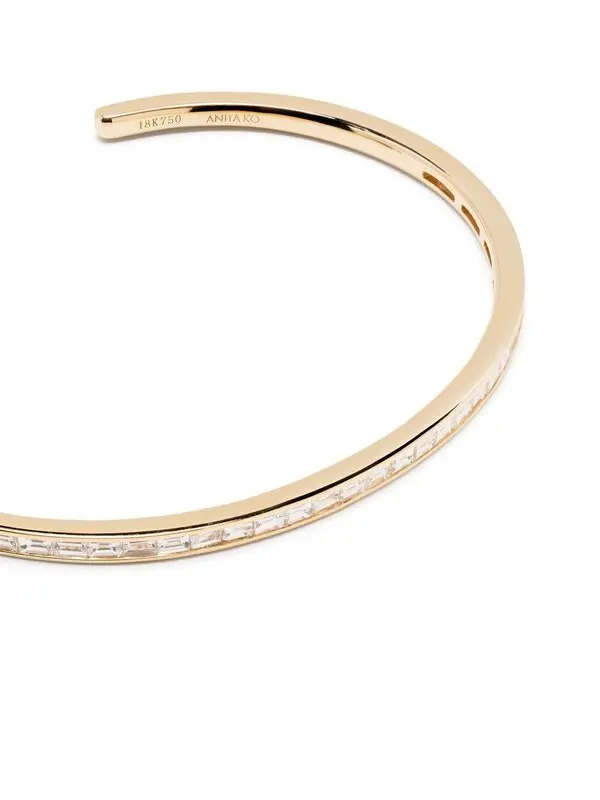 ANITA KO 18kt Yellow Diamond Cuff Bracelet