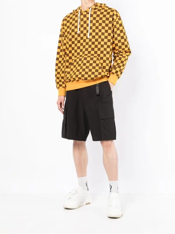 Off-White Industrial Belt Track Shorts - Black
