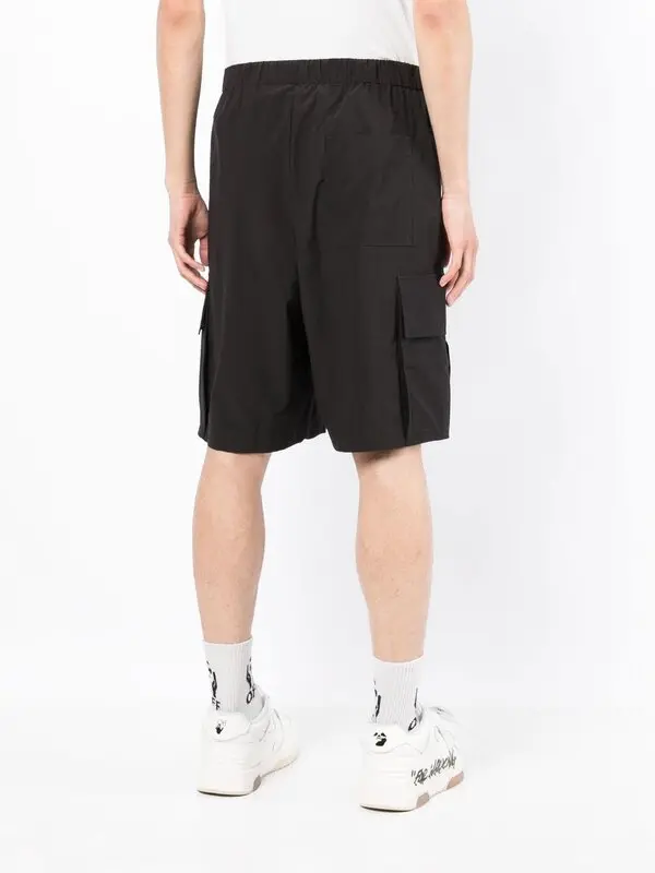Off-White Industrial Belt Track Shorts - Black