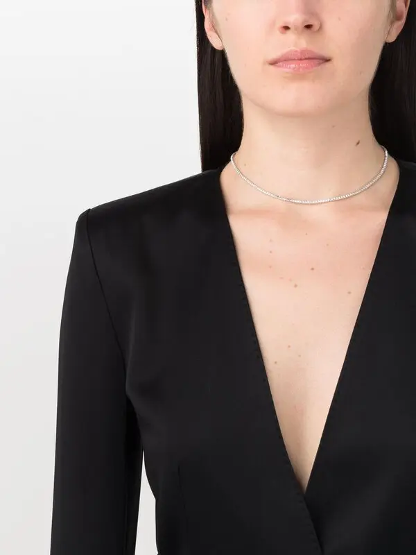 ANITA KO 18kt White Gold 5.46ct Diamond Hepburn Choker