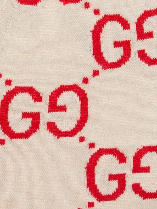 Gucci Gg-motif Knit Vest