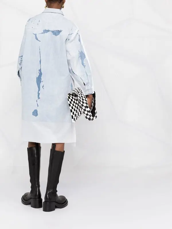 white christmas dresses Frank & Eileen Rory Dress in Black Distressed Famous Denim main image 1