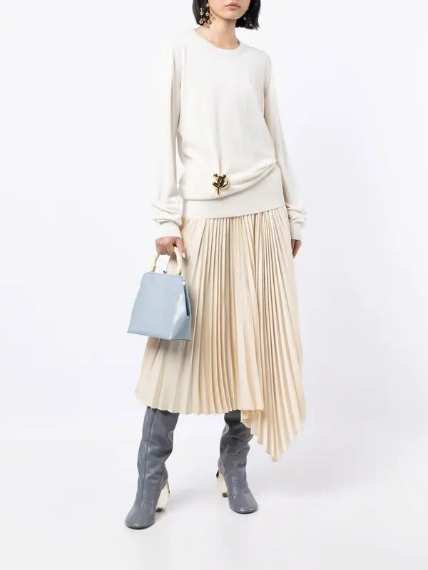 JIL SANDER Embellished Crew-neck Jumper