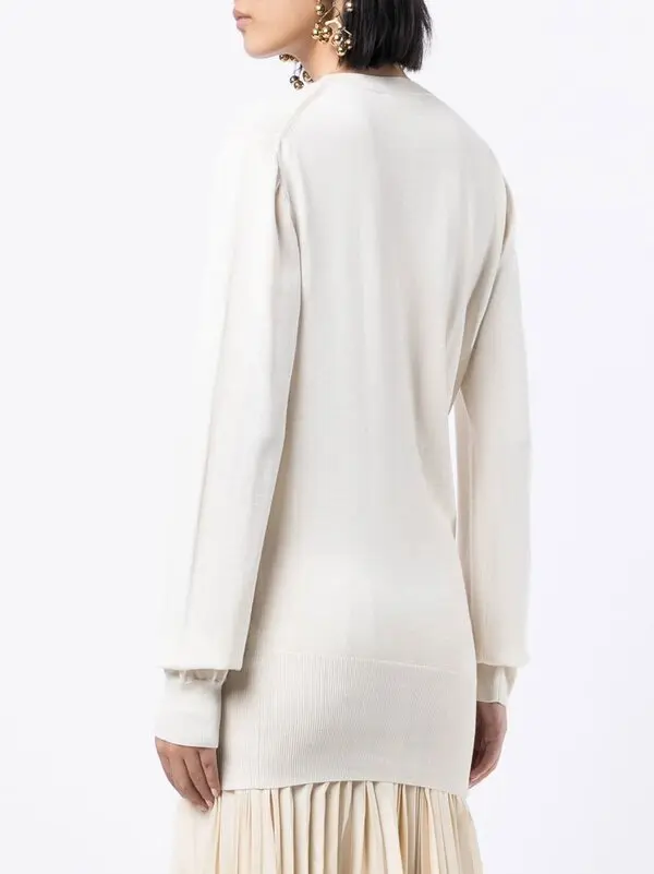 JIL SANDER Embellished Crew-neck Jumper