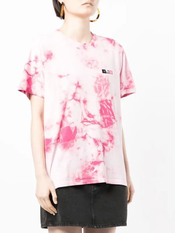 IRO PARIS Tie-dye T-shirt With Logo Patch