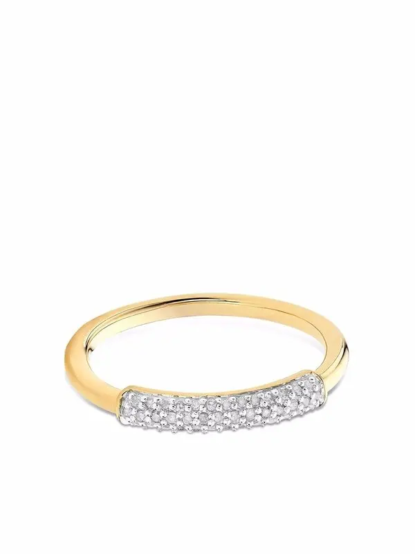 Monica Vinader Fiji Bar Stacking Ring - Gold