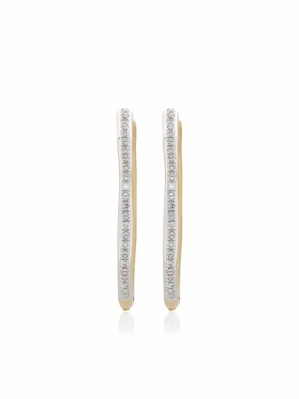 Monica Vinader Riva Large Hoop Earrings - Gold