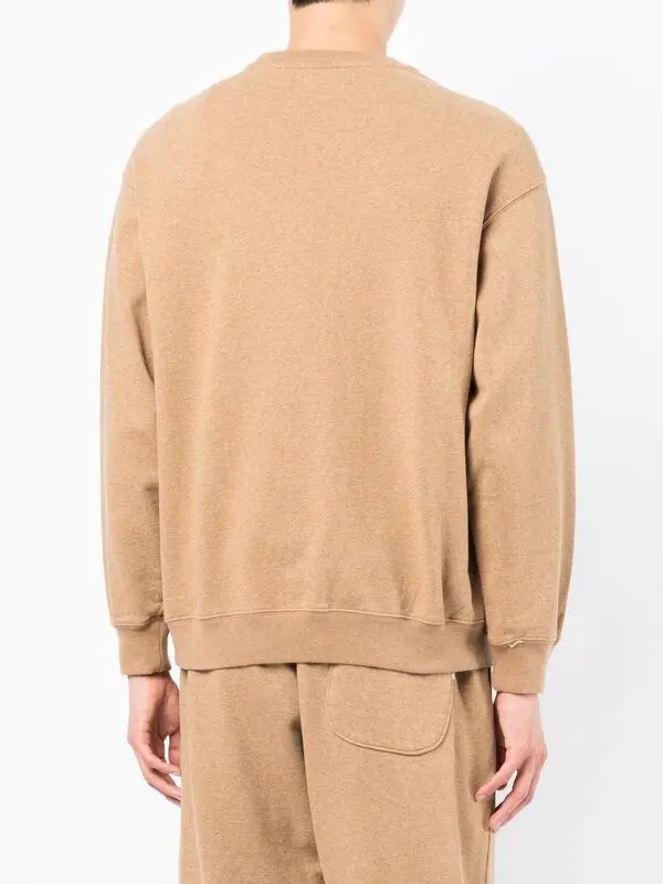 RASSVET Logo-motif Cotton Sweatshirt - Brown