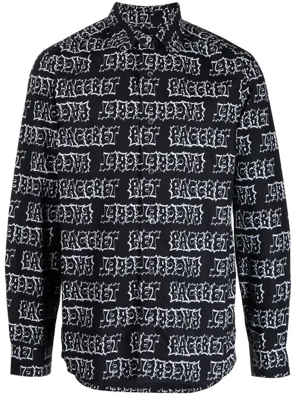 RASSVET Graphic Print Button-up Shirt