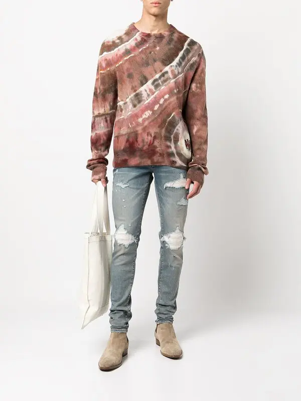 Amiri Tie-dye Cashmere Sweater