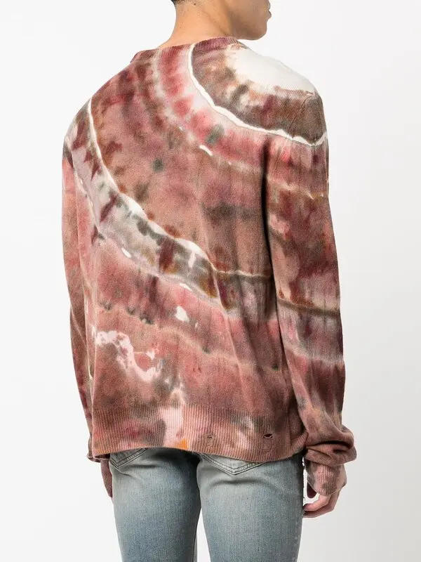 Amiri Tie-dye Cashmere Sweater
