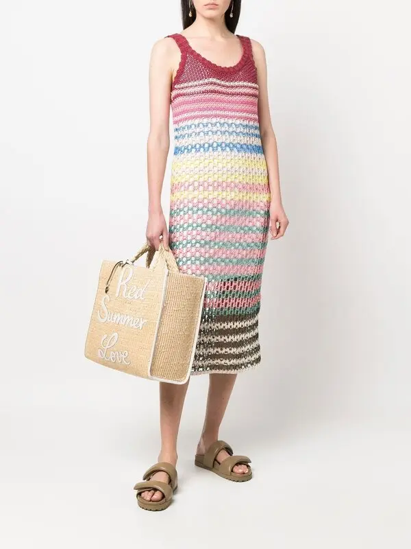 Red Valentino Straw Tote Bag - Neutrals