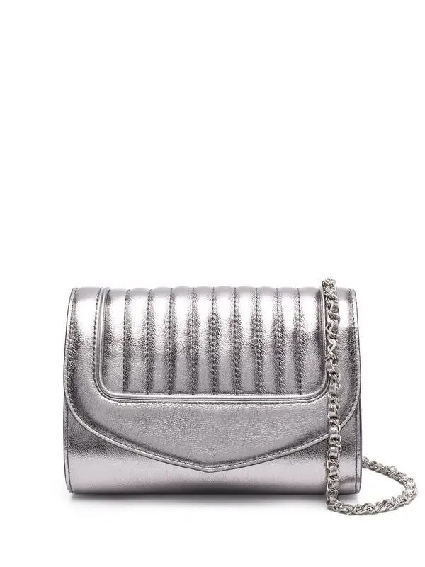 DELAGE Jeanne Metallic Cross-body Bag - Grey
