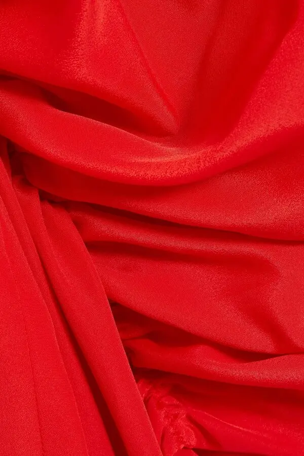 SEMSEM Draped Crepe De Chine Blouse