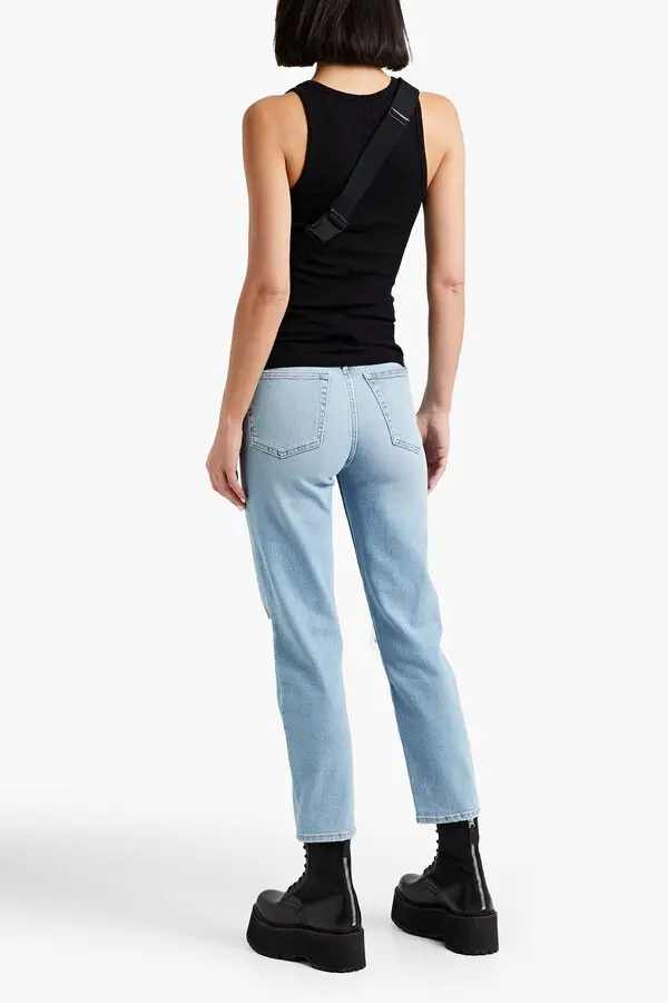 RE/DONE Hanes Ribbed Cotton Tank
