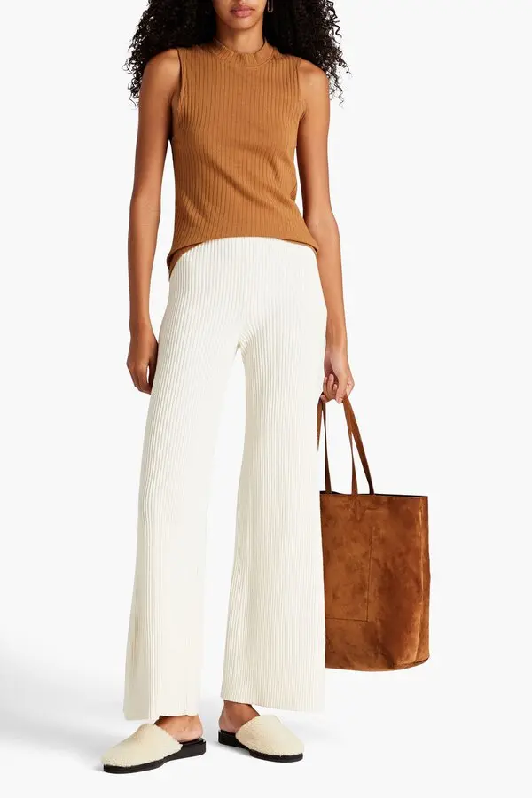 FRAME Ribbed Cotton Tank