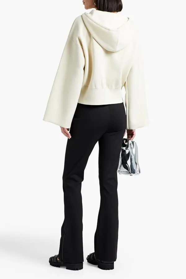 FRAME Embroidered Cady Flared Pants