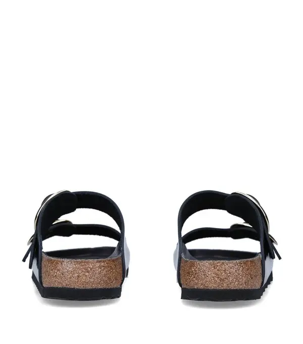 BIRKENSTOCK Leather Arizona Big Buckle Sandals - Black