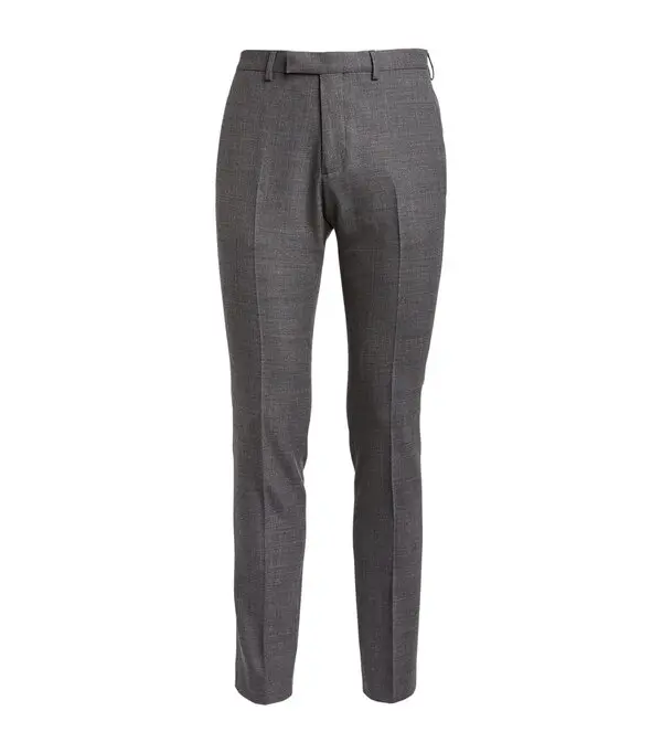 Sandro Wool-rich Tailored Trousers - Black