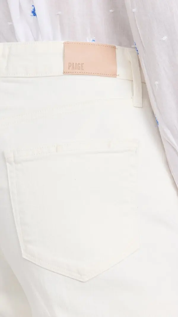 Paige Vanessa Wide Leg Jeans - Light Ecru