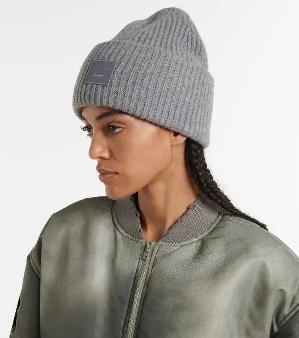 Acne Studios Pansy Ribbed-knit Beanie