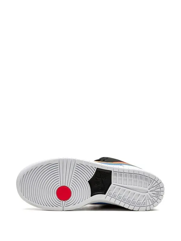Nike X Polaroid Sb Dunk Low Sneakers - Black