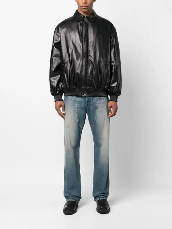 MANOKHI Biker Bomber Jacket