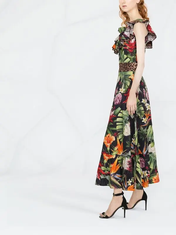Philipp Plein Floral-print Maxi Dress