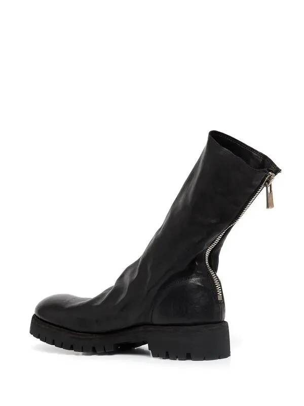 Guidi Zip-fastening Leather Ankle Boots