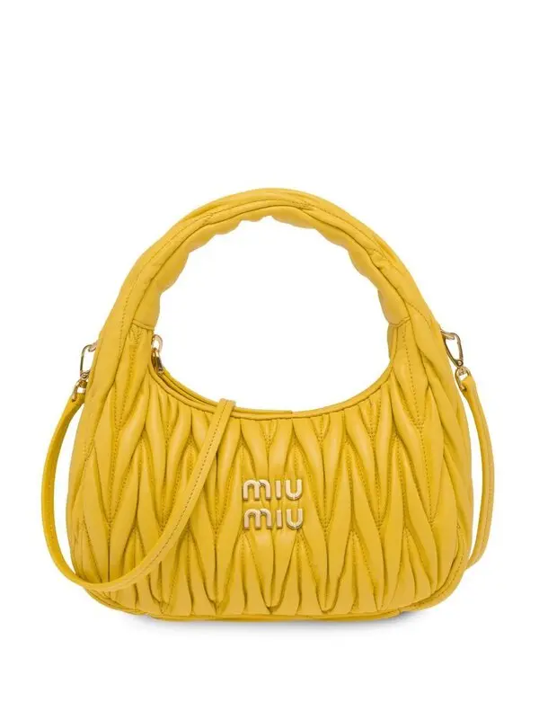 Miu Miu Mini Wander Matelassé Shoulder Bag
