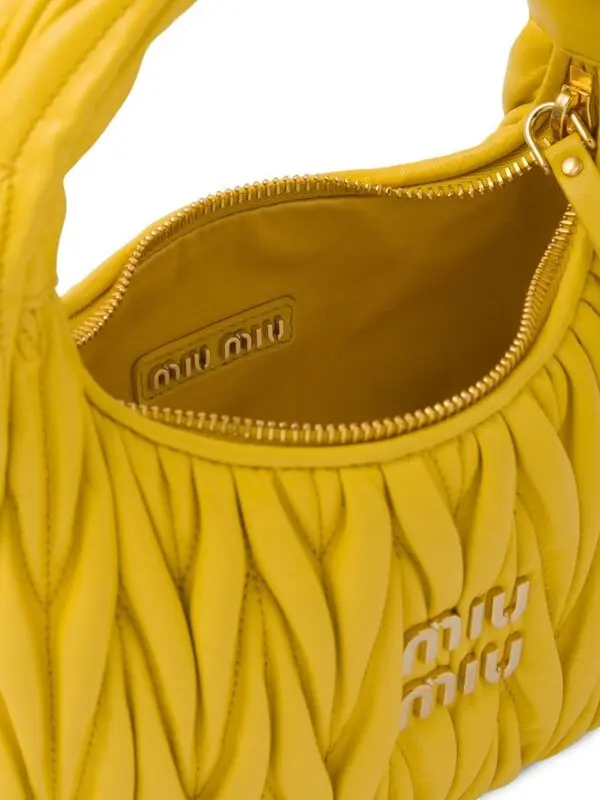 Miu Miu Mini Wander Matelassé Shoulder Bag