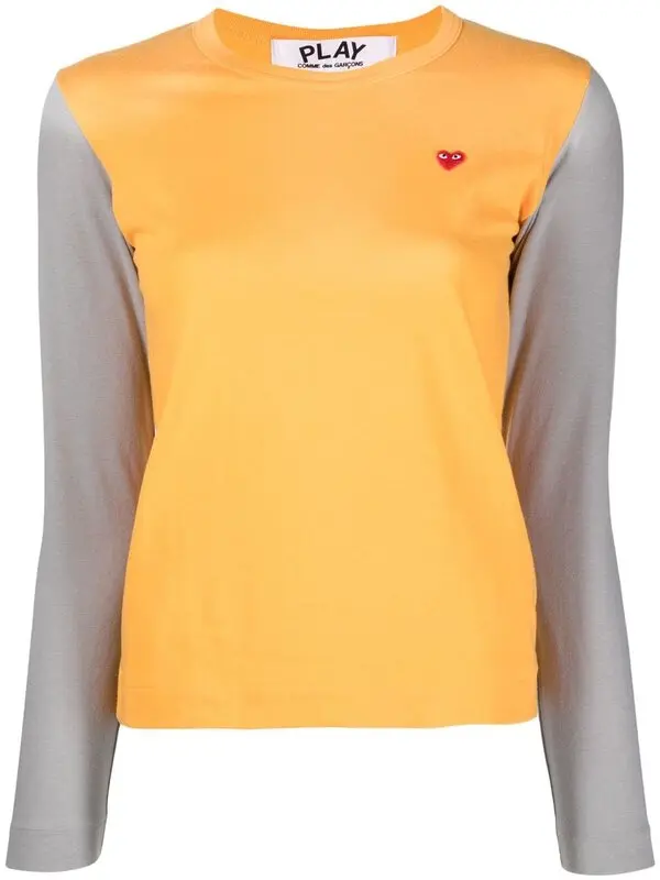 Play Comme Des Garcon Two-tone Sweater