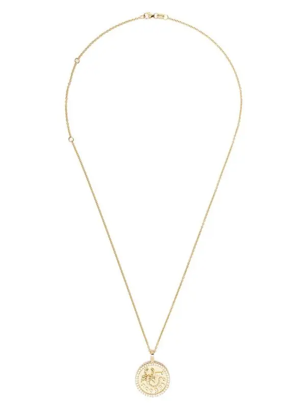 ANITA KO 18kt Yellow Scorpio Diamond Pendant Necklace