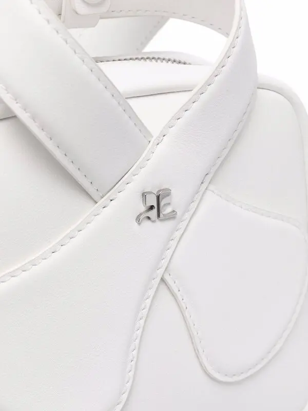 COURREGES Loop Tote Bag - White