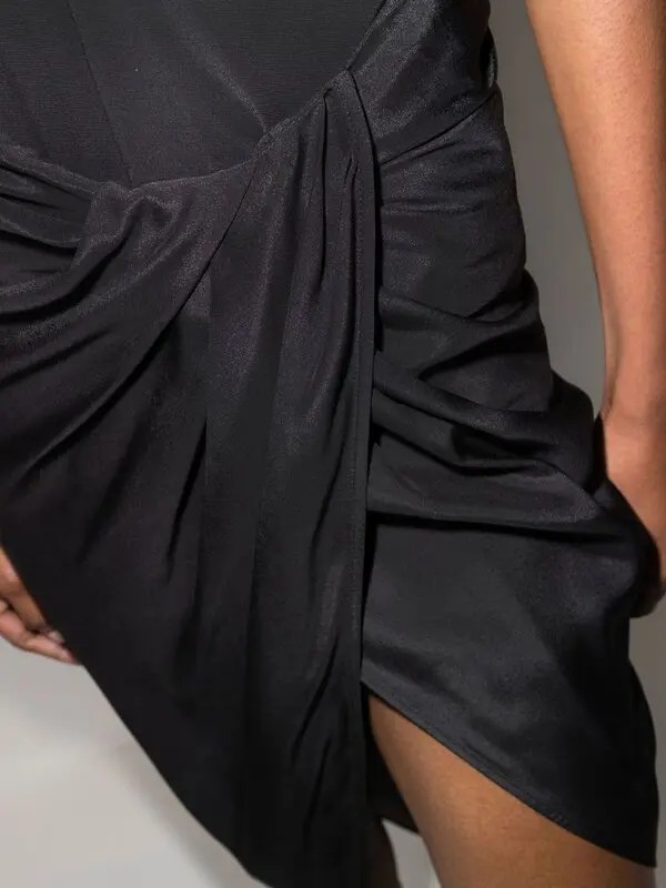 Gauge81 Paita Draped Asymmetric Silk Skirt