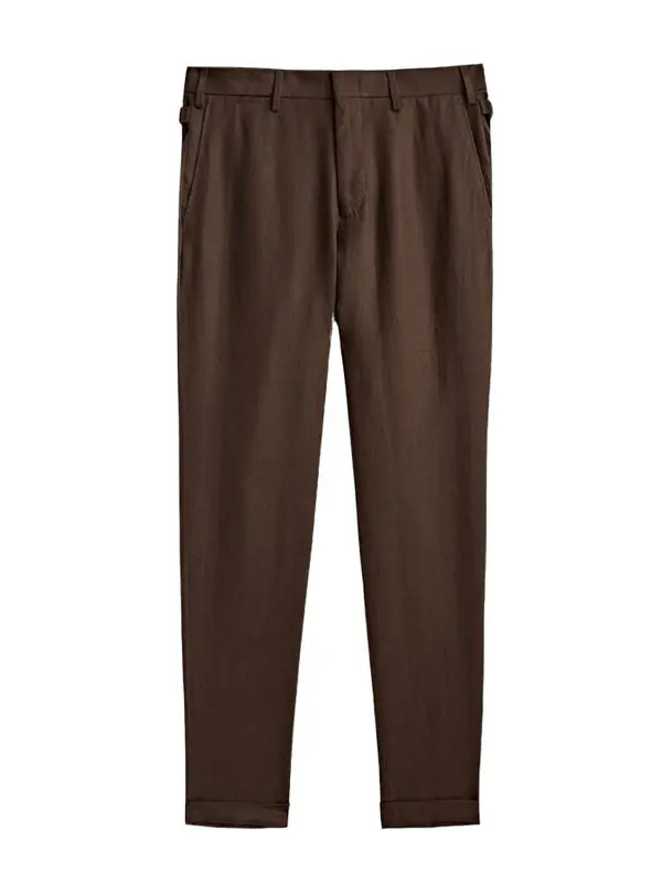 Massimo Dutti Linen Suit Trousers Limited Edition