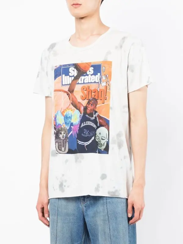 Alchemist Graphic-print Tie-dye T-shirt - White