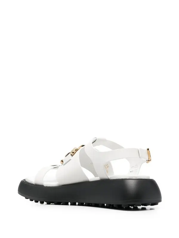 TOD'S Logo Open-toe Sandals
