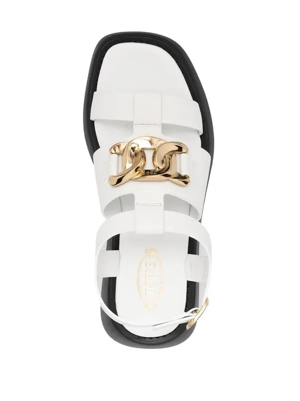 TOD'S Logo Open-toe Sandals