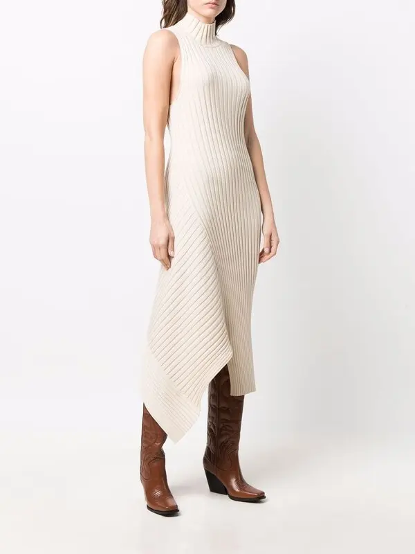 Stella McCartney Sleeveless Asymmetric Knitted Dress