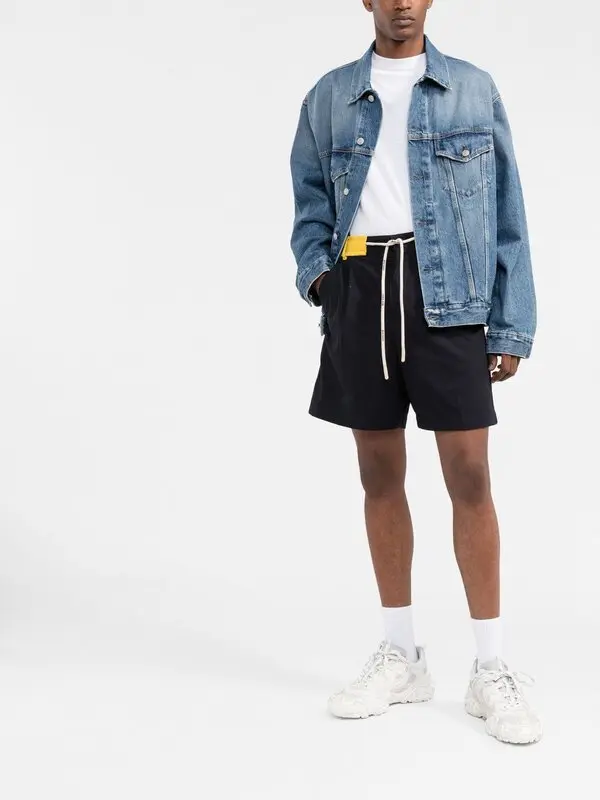 Palm Angels Drawstring Tailored Shorts