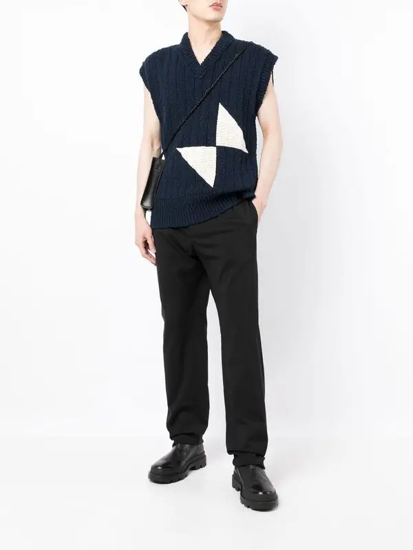 OAMC Panelled Knitted Vest