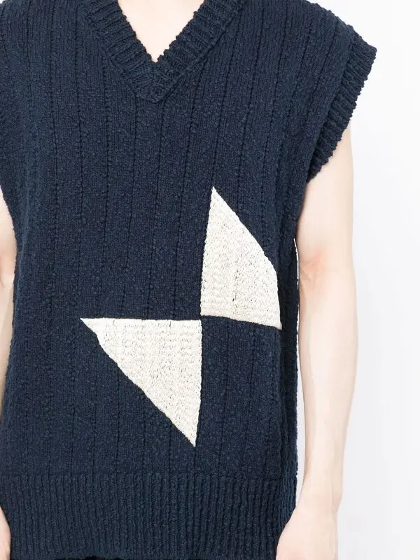 OAMC Panelled Knitted Vest