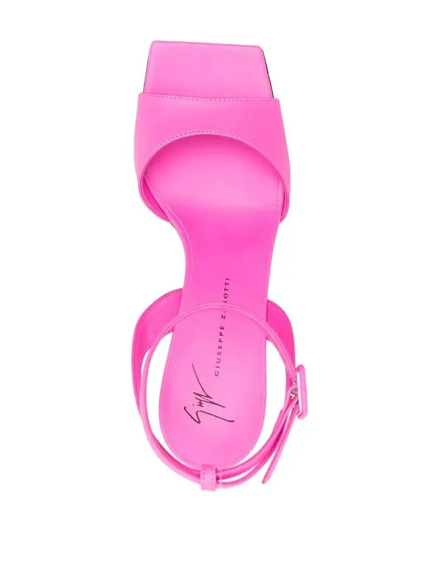 GIUSEPPE ZANOTTI Sandals With Transparent Heel