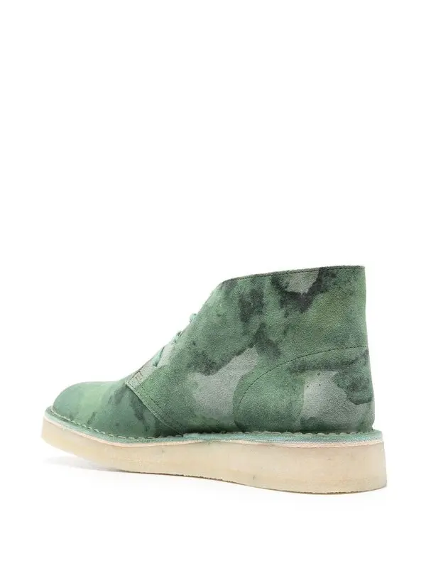 Clarks Watercolour-effect Print Boots