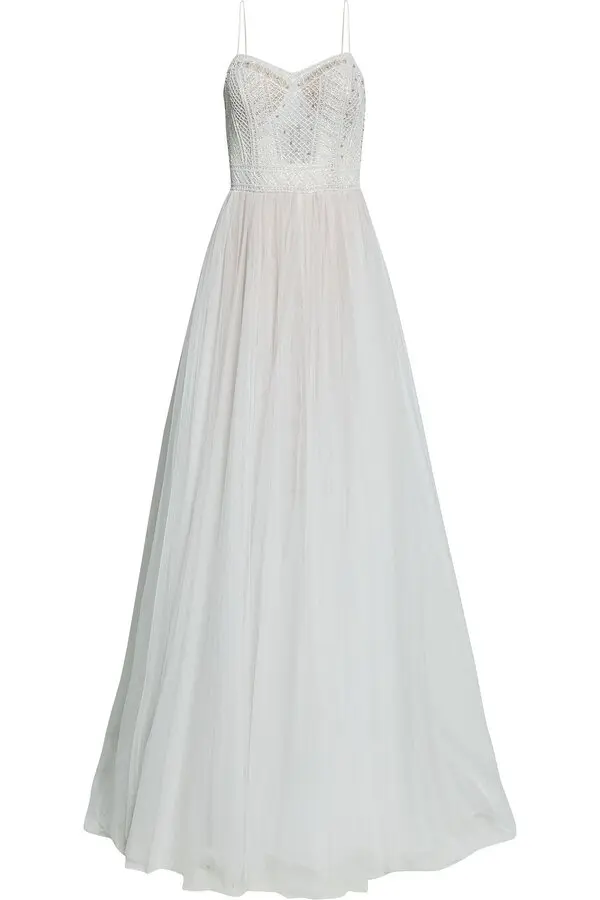 theia white beaded dress Theia Gown (set)  Elizabeth Grace Couture