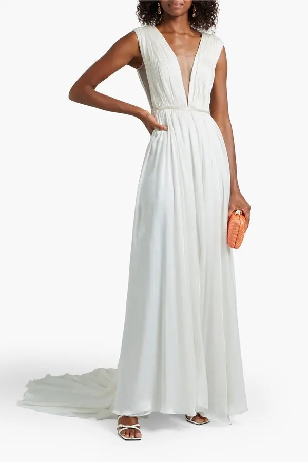 theia white beaded dress Amanda Beaded Mini Dress