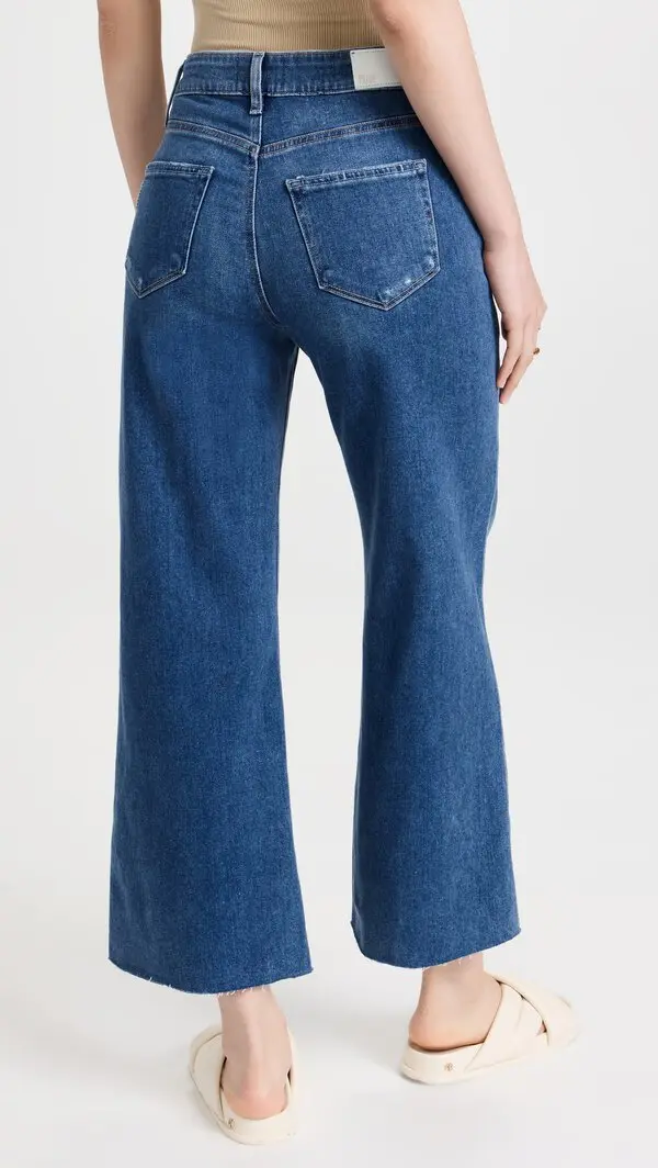 Paige Vanessa Raw Cuff Jeans - Rock Show Distressed