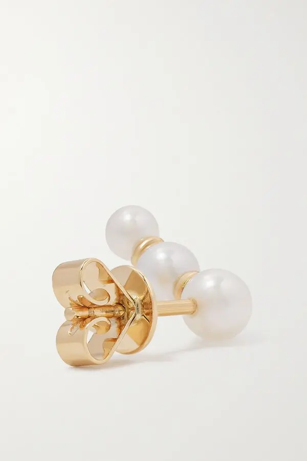 Sophie Bille Brahe Trois Perle Single Earring